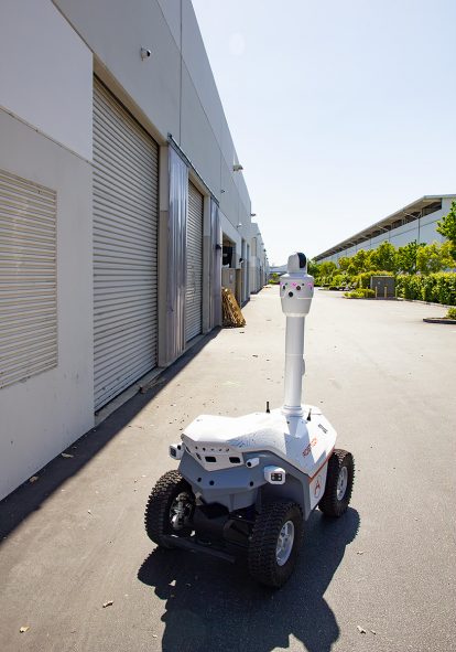 Security robots for suburban home protection. Protect suburban property ...