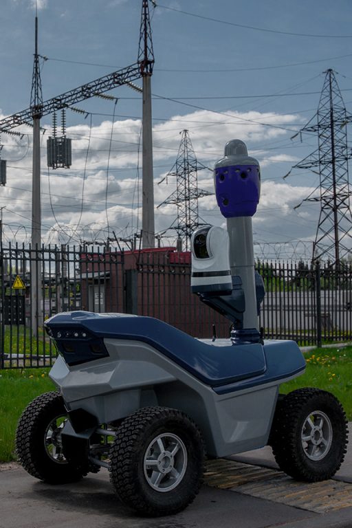 Infrared inspection robot for electrical equipment and substations