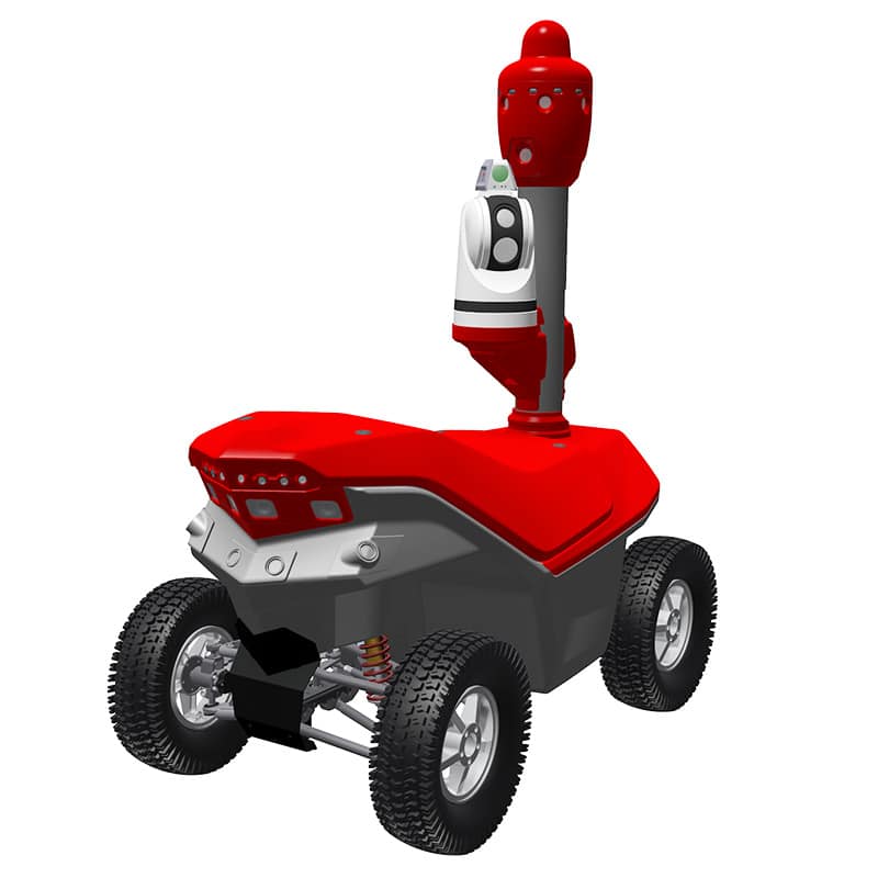 Security robots for outdoor Surveillance, Patrolling, and Thermal ...