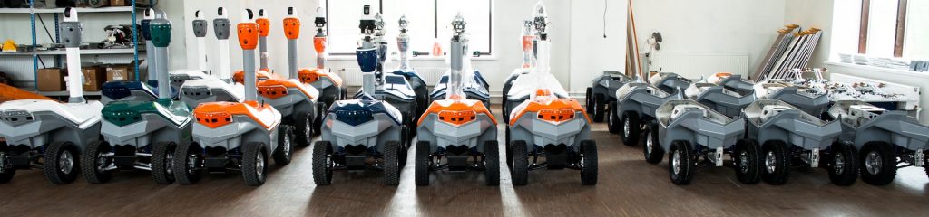 Security robots outdoor patrolling, video & thermal surveillance for ...