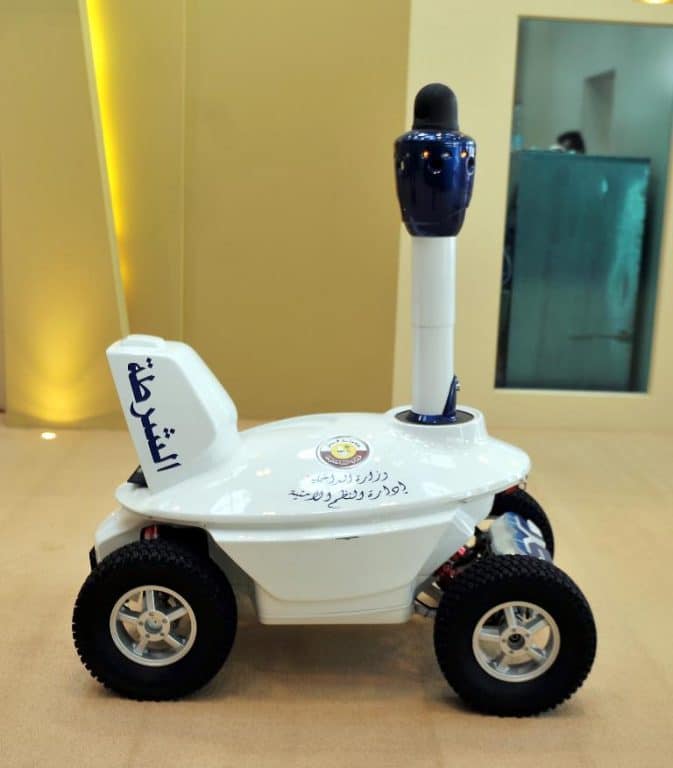SMP S5 Security Robot showcased at Exhibition Milipol Qatar 2018 - SMP ...