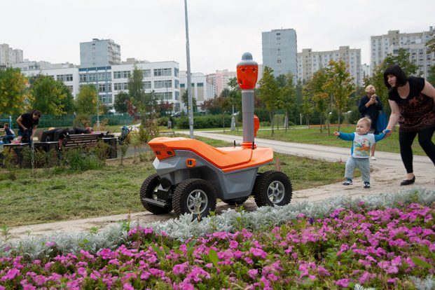 Autonomous patrol robots with facial recognition Human identification ...