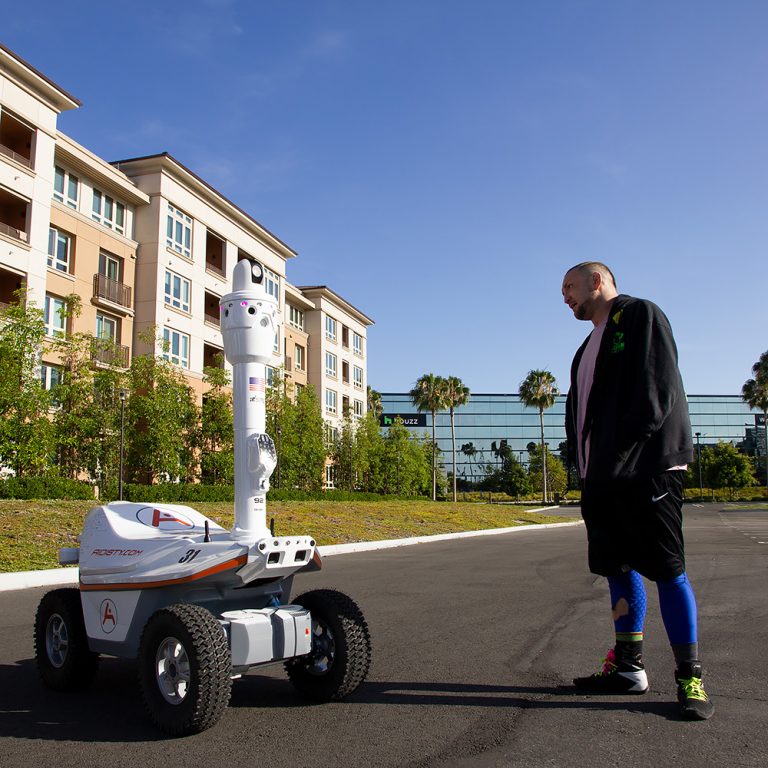 Autonomous patrol robots with facial recognition Human identification ...