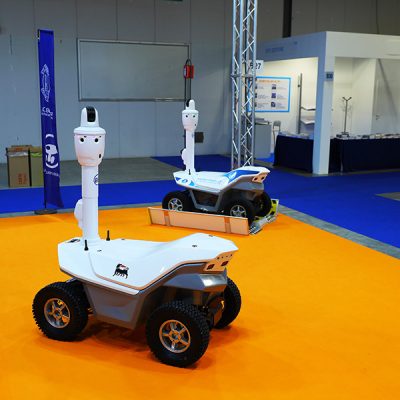 7 Security robots S5.2 Picard started operation in Italy - SMP Robotics - Autonomous mobile robot