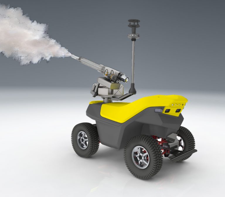 Disinfection robot - Autonomous thermal fogging machine for coronavirus ...