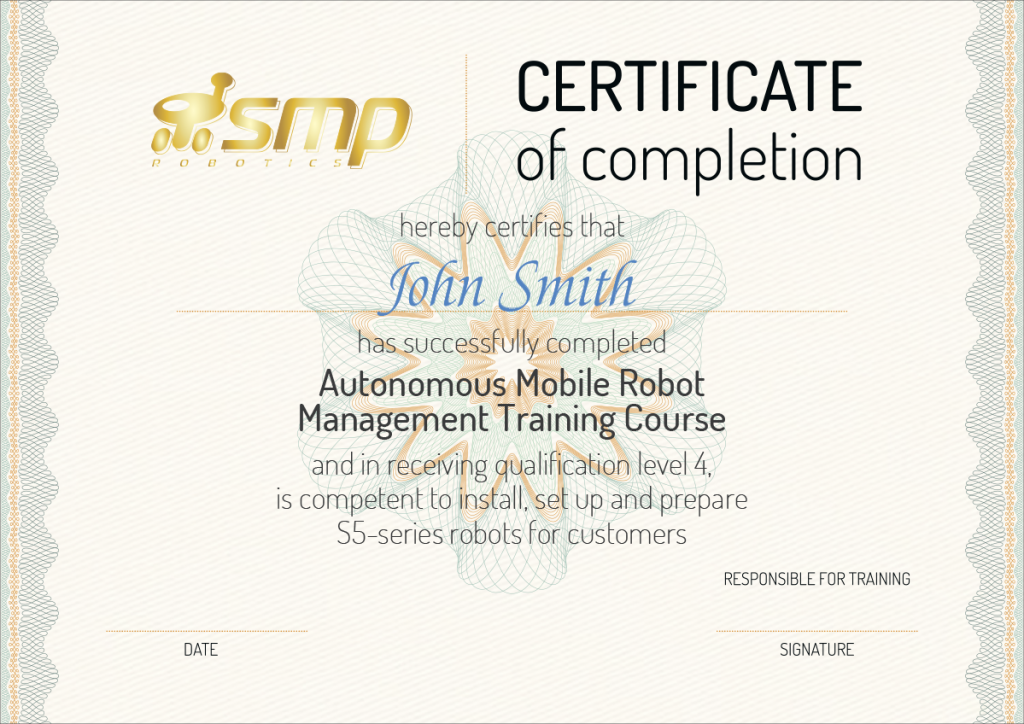 Robotics Training Courses for Engineers, Technical specialists, Operators