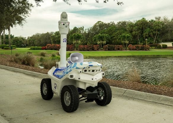 Security robots at ISC West 2025